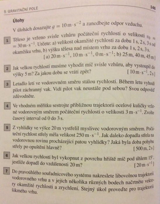 Příklady vrhy :: Matematicky-sotek